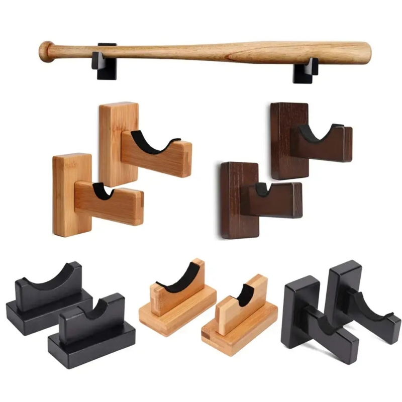 Baseball Bat Wall Mount, 2Pieces Softball Bat Wall... – Grandado