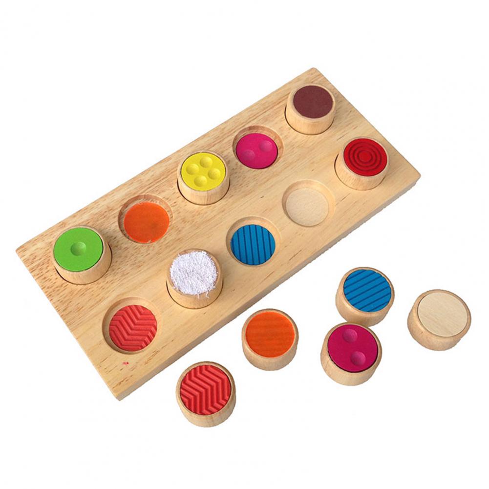 Wooden Memory Touch Flap Baby Knowledge Color Earl... – Grandado