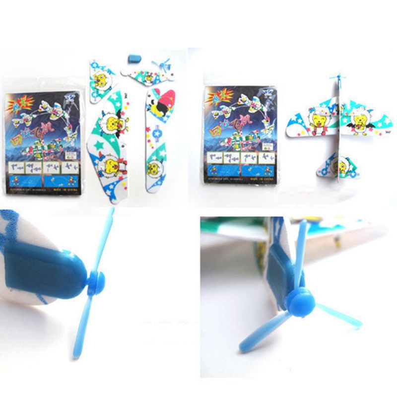 24 Pcs Manual Foam Flying Glider Airplane Fun Kids... – Grandado