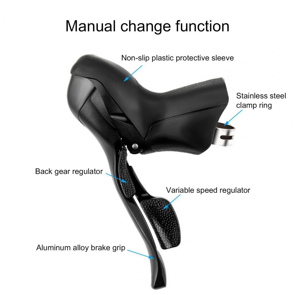 1 Set 2/7/8/9/10/11 Speed Brake Levers Handlebar S... – Vicedeal