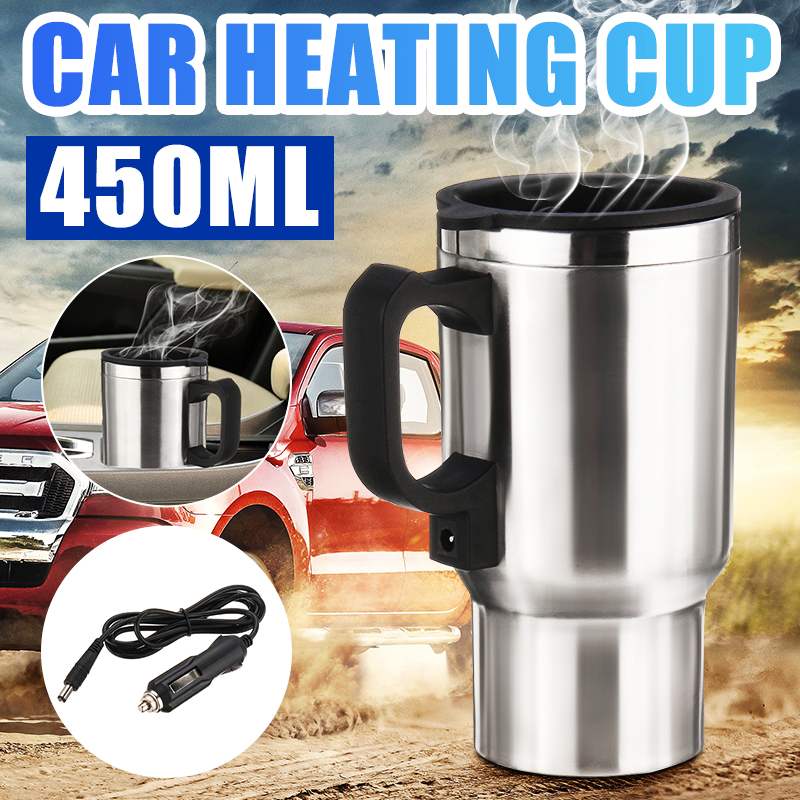 450ml Car Electric Heated Mug Vehicle Heating Cup ... – Grandado