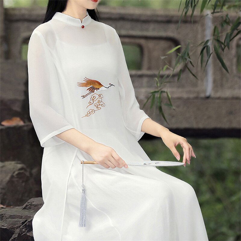 Summer Chinese Style Cheongsams Dress Traditional ... – Vicedeal