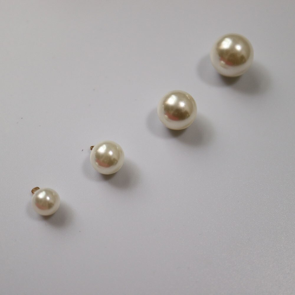 10pc højkvalitets perleknapper 4 størrelser perlek... – Grandado