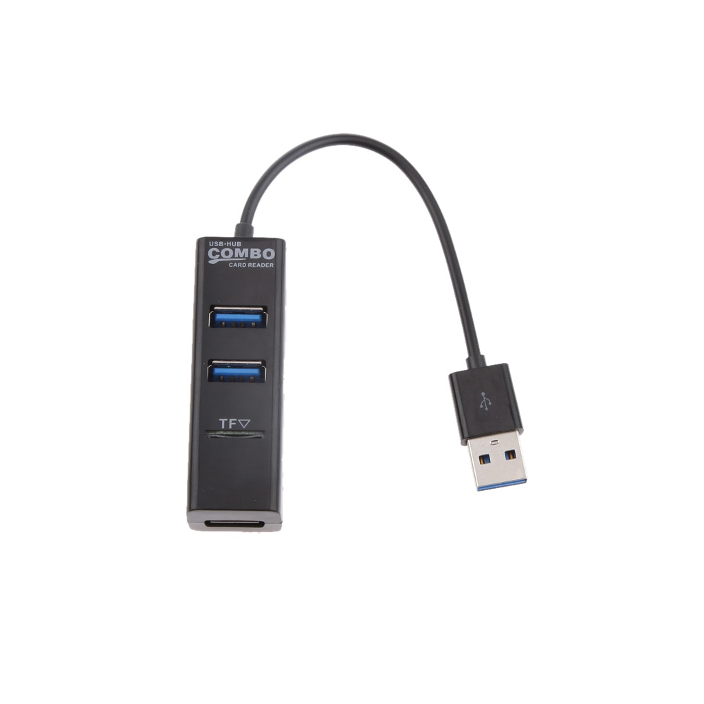 2 In 1 3 Port USB 2.0 Hub With TF Card Reader Supe... – Grandado