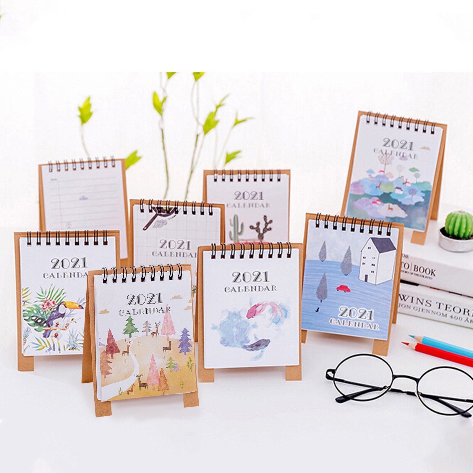 Mini Kalender School Kantoor Woonaccessoires Creat... – Grandado