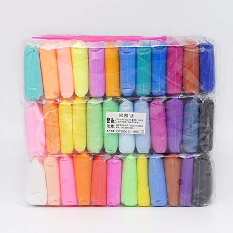 36 24 12 Colors Slime Super Light Clay with 3 Tool... – Grandado