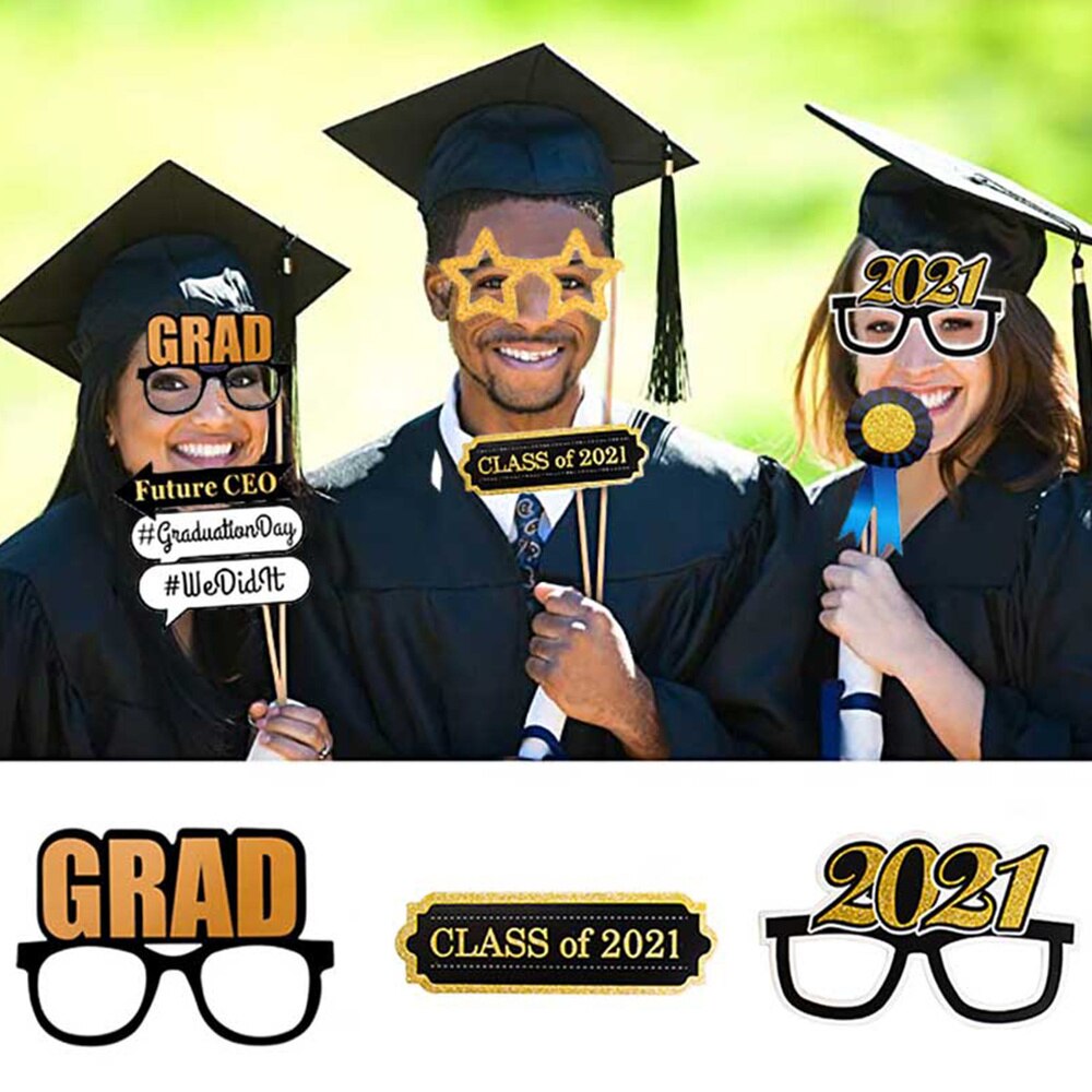 1 Set 13 Pcs Senior Year Class of Photo Props Phot... – Grandado