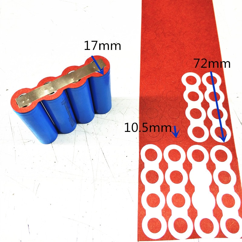 4 18650 li-Ion batterie Anode isolierung dichtung ... – Grandado