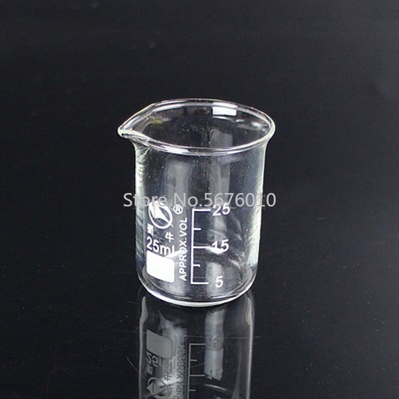 1 Lot Lab 25ml To 2000ml Low Form Beaker Chemistry... – Vicedeal