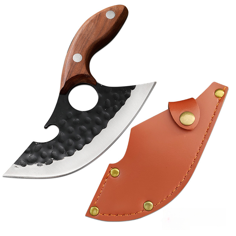 Hand-Forged Walnut Small Machete Boning Knife Seve... – Vicedeal