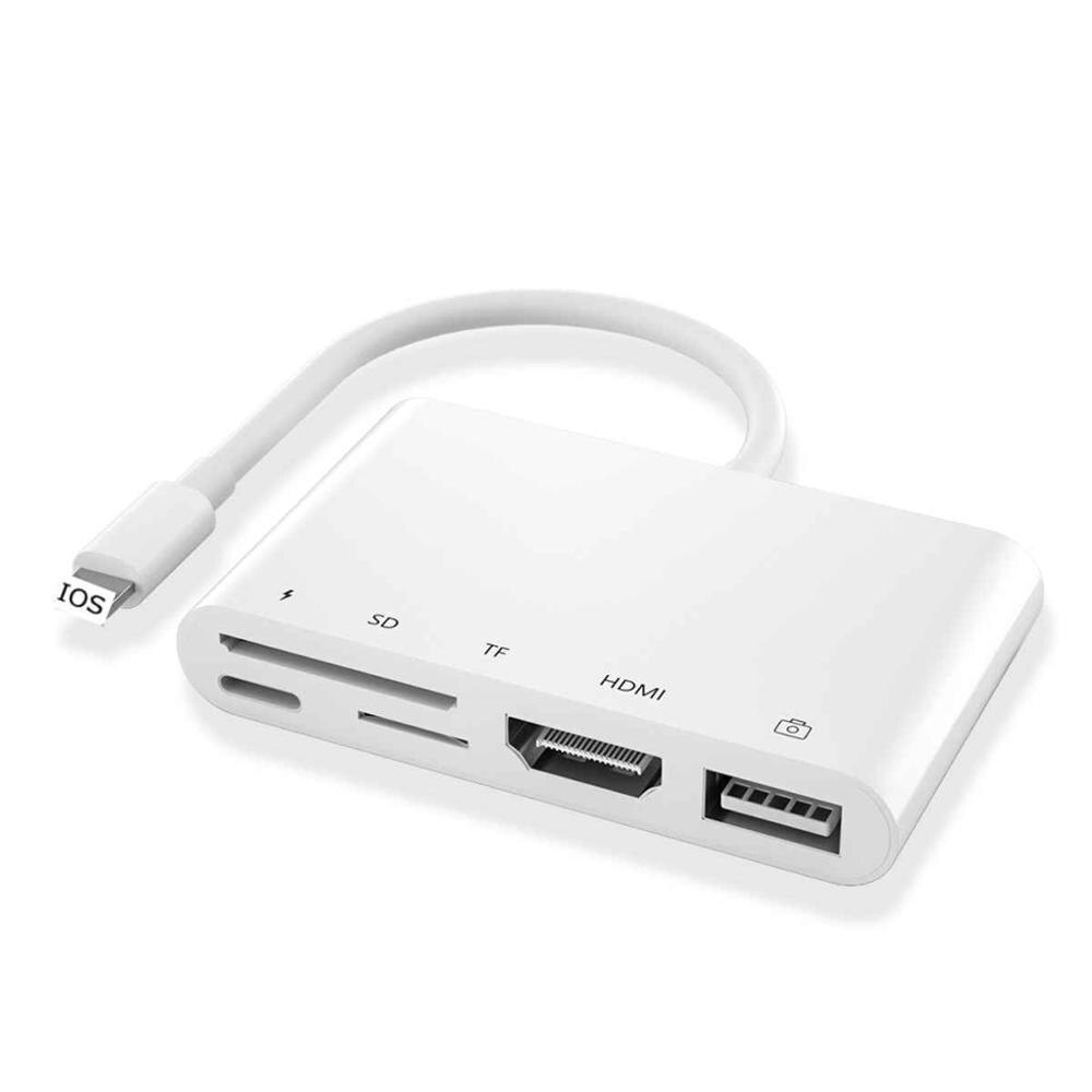 Otg Hdmi Usb Adapter Voor Ipad Sd Tf Kaartlezer Bl... – Vicedeal