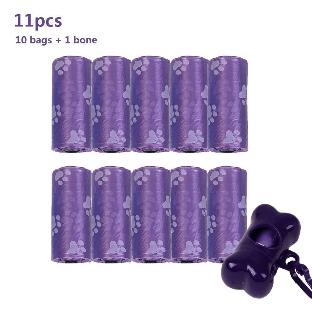 10 ruller hundesekkposer og 1 stk posedispenser ti... – Grandado