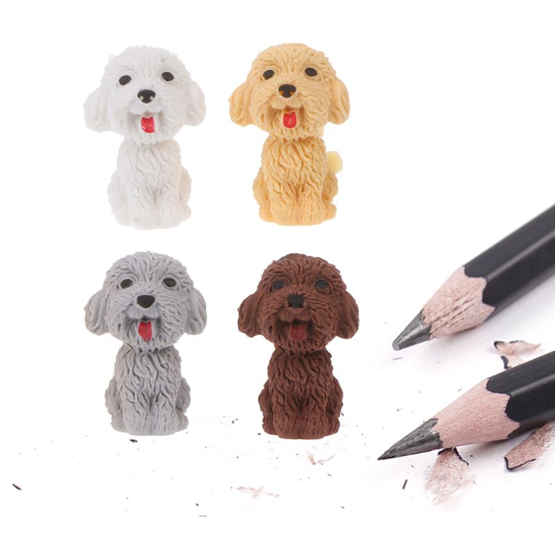 Mini 3D Cute Cartoon Dog Rubber Pencil Eraser Scho... – Grandado