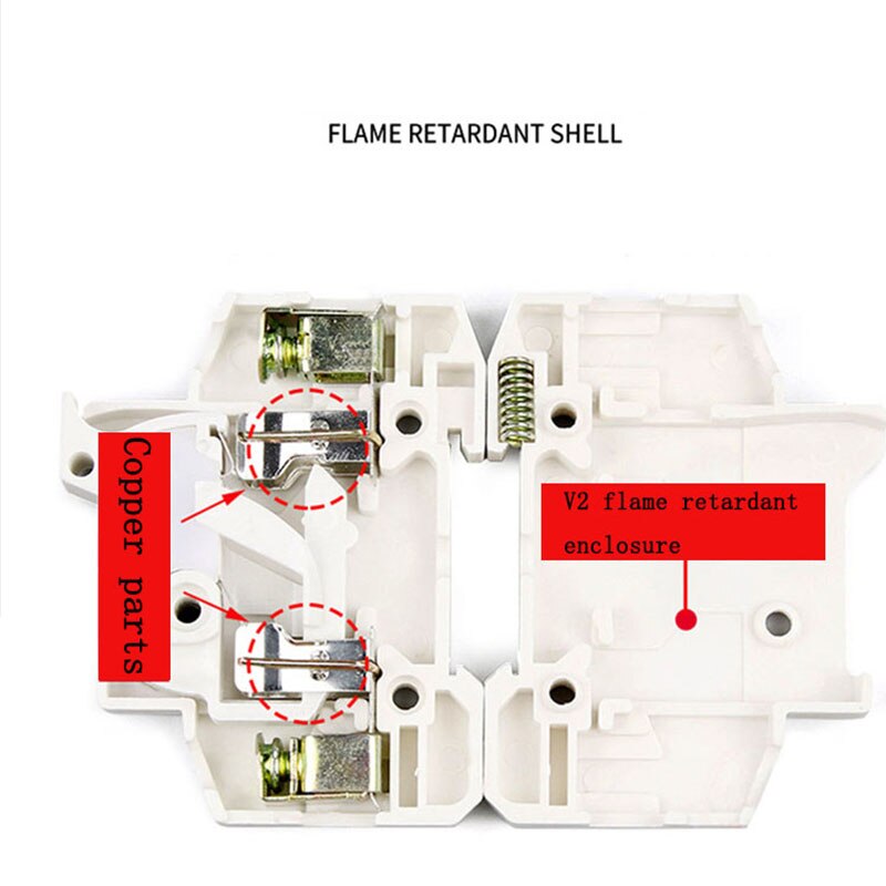 RT18 32X AC 32A 64A 1 Pole DIN Rail Mount Fuse Hol... – Vicedeal