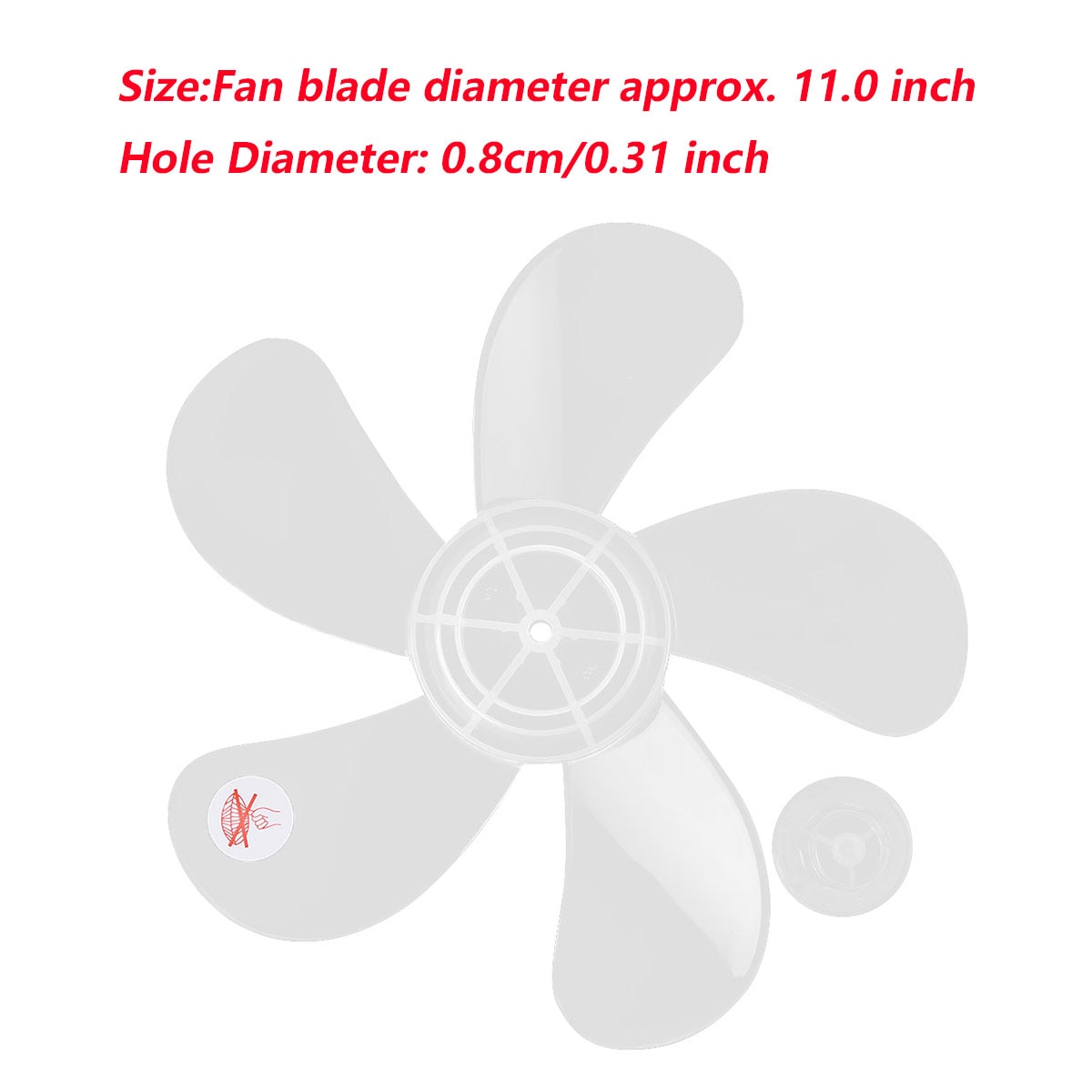 Big Wind 12inch 300mm Plastic Fan Blade 5 Leaves w... – Vicedeal