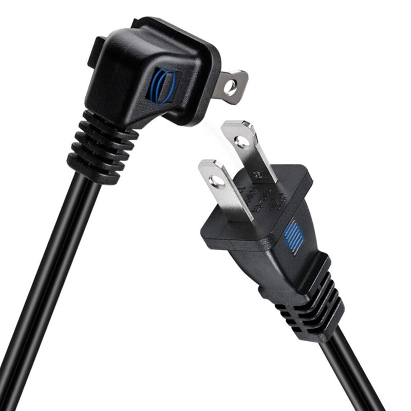 2 Pin Electrical Extension Cord 2x18AWG 2 Prong Ma... – Grandado