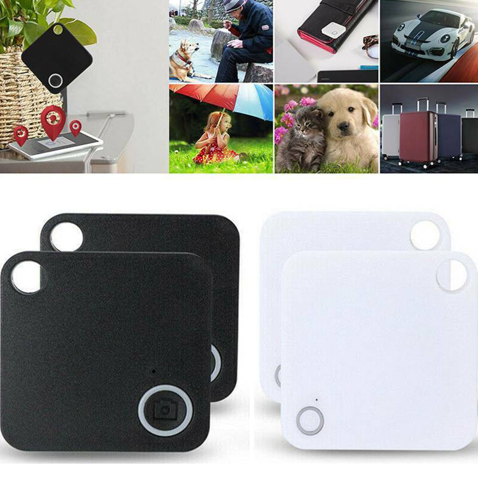 Square anti lost device pet GPS positioning Smart ... – Grandado