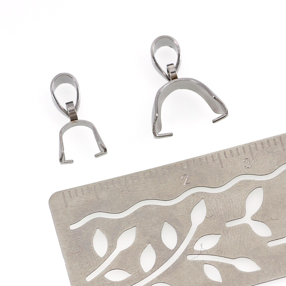 10PC Sliver Color Stainless Steel Bead Clamp Pinch... – Grandado