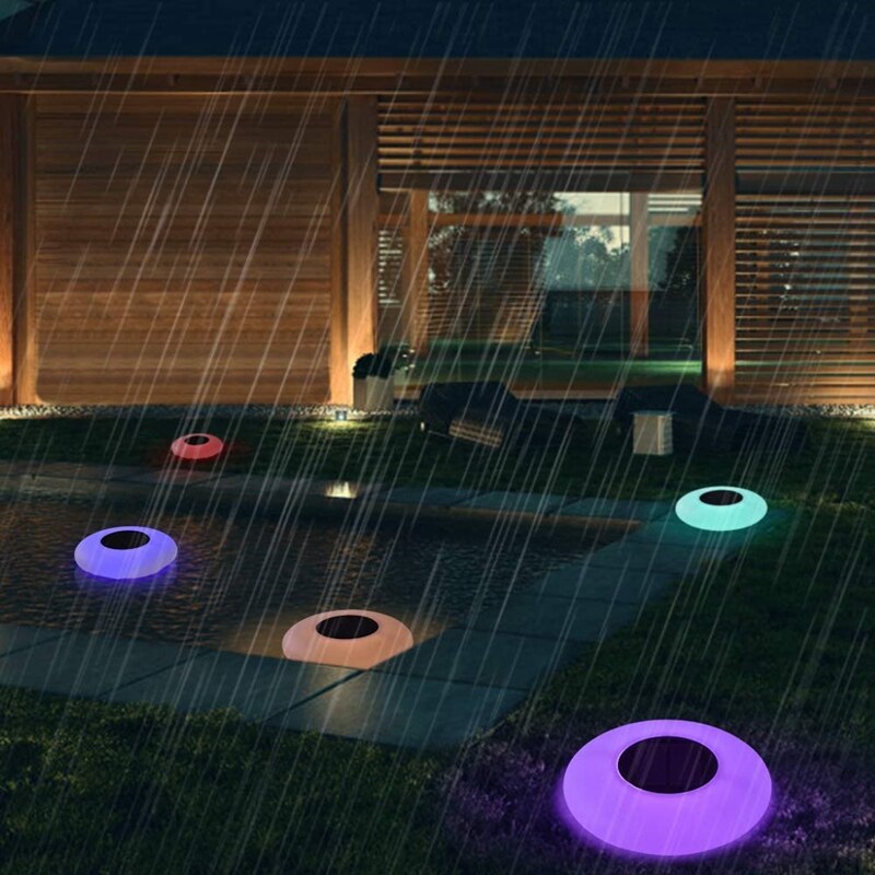 Solar Swimming Pool Light LED Colorful Inflatable ... – Grandado
