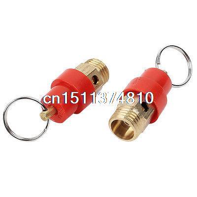 Red Gold Tone Air Compressor Safety Pressure Relie... – Grandado