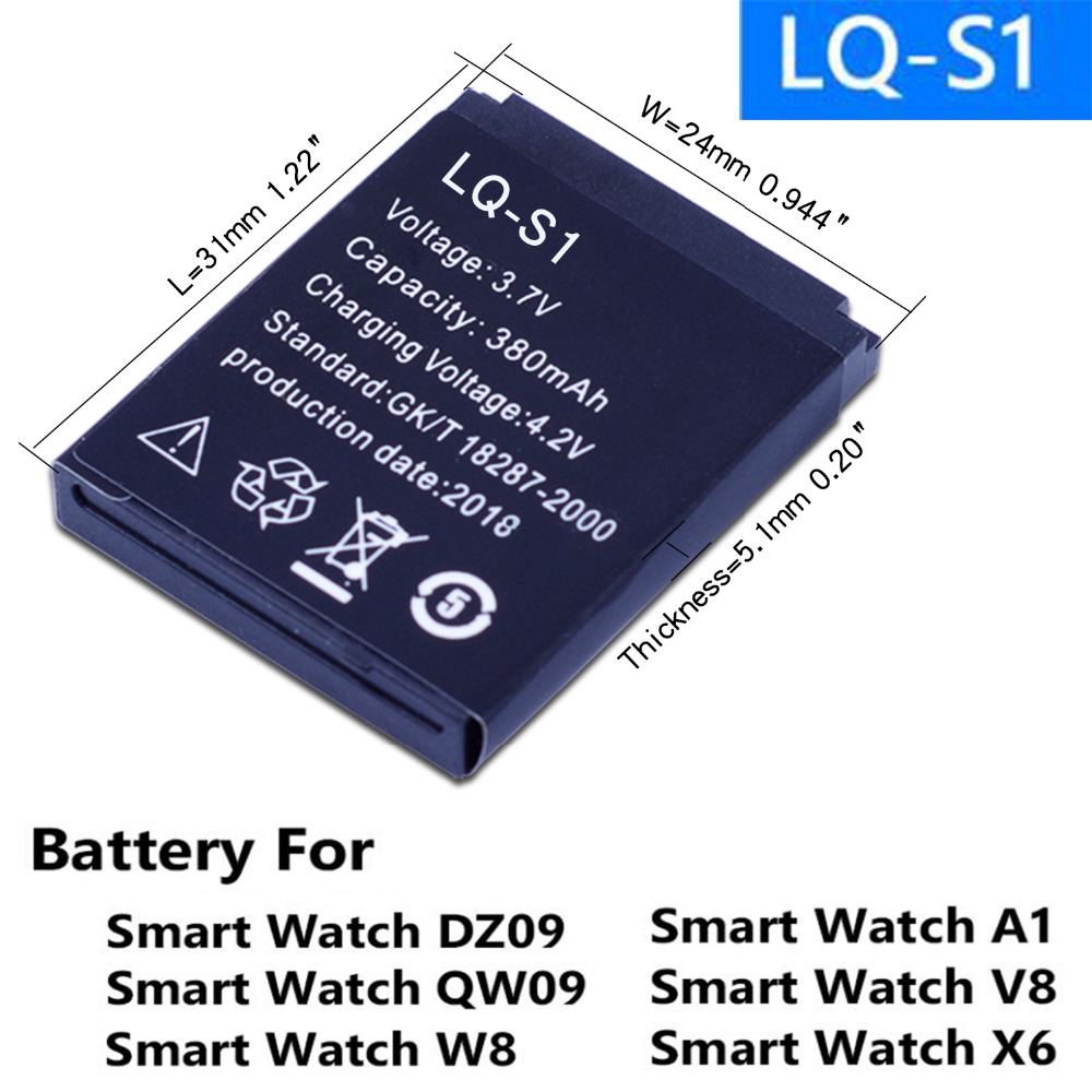 LQ-S1 3.7V Rechargeable Li-ion Polymère Batterie P... – Grandado