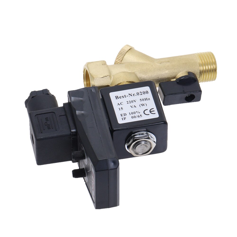1pc 1/2" AC220V 1.6Mpa Electronic Drain Valve... – Vicedeal