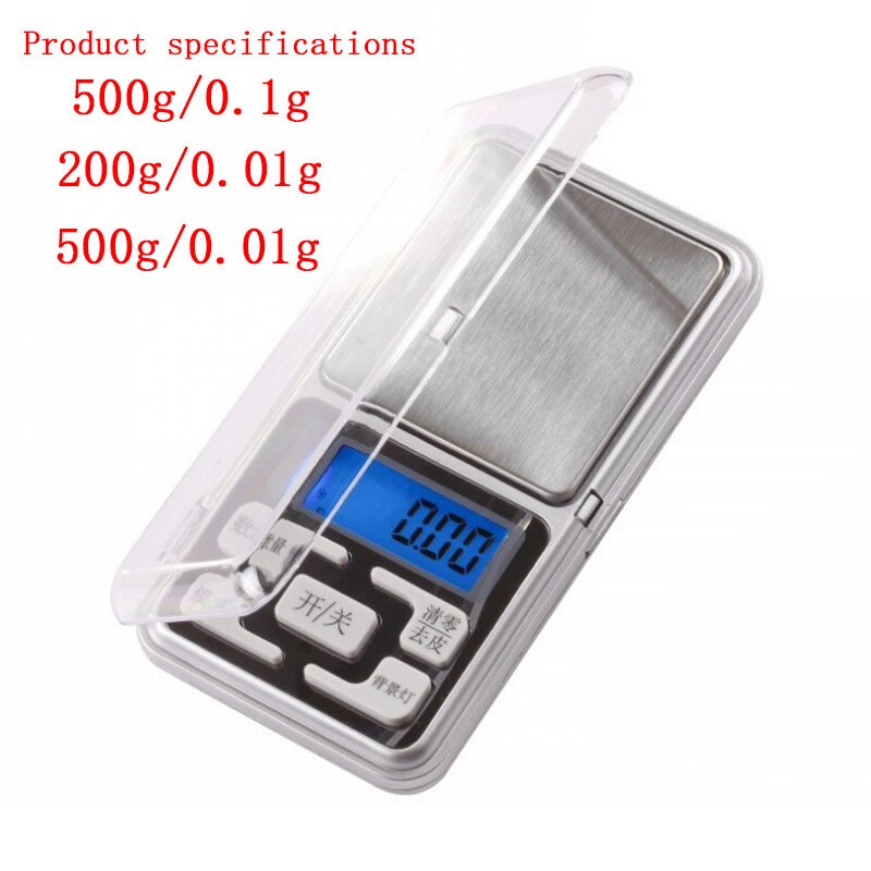 Mini Digital Scale 100/200/300/500g 0.01/0.1g High... – Vicedeal