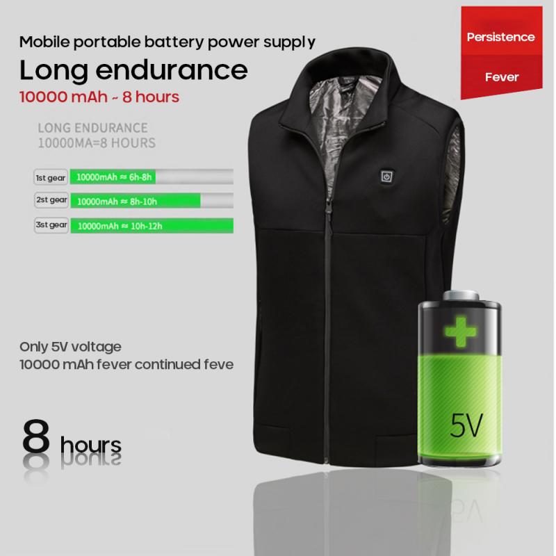 Smart heating vest Men women Vest Jacket Clothing ... – Grandado