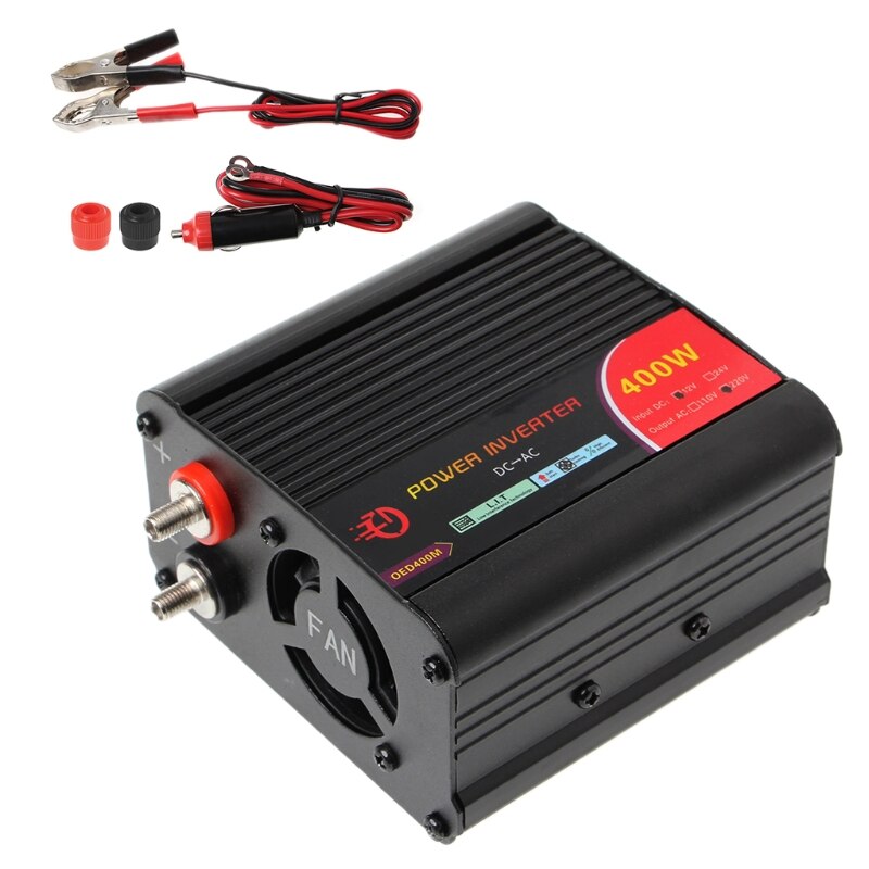 400 watt power inverter dc 12v to 220v ac bil inv... – Grandado