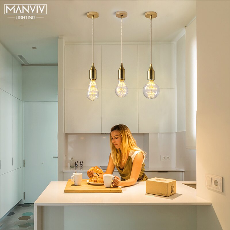 Nordic Pendant Lights Vintage loft hanging Lamp E2... – Vicedeal