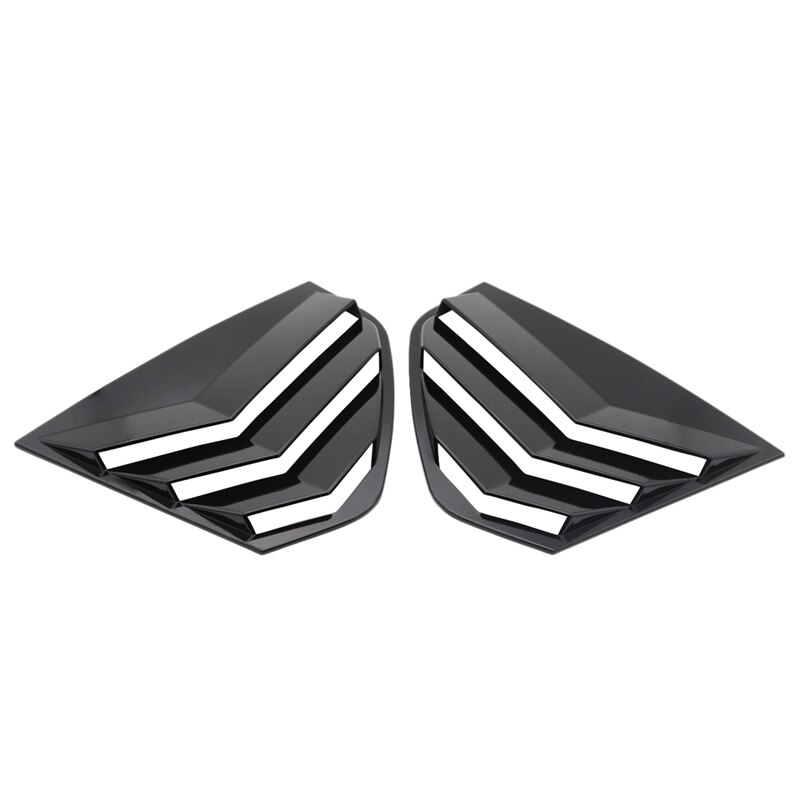 -1Pair Quarter Louver Cover Vents Rear Side Window... – Vicedeal
