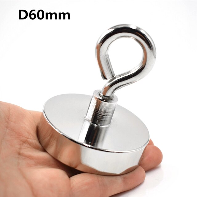 Neodymium Magnet Strong Powerful Round Hook Salvag... – Grandado