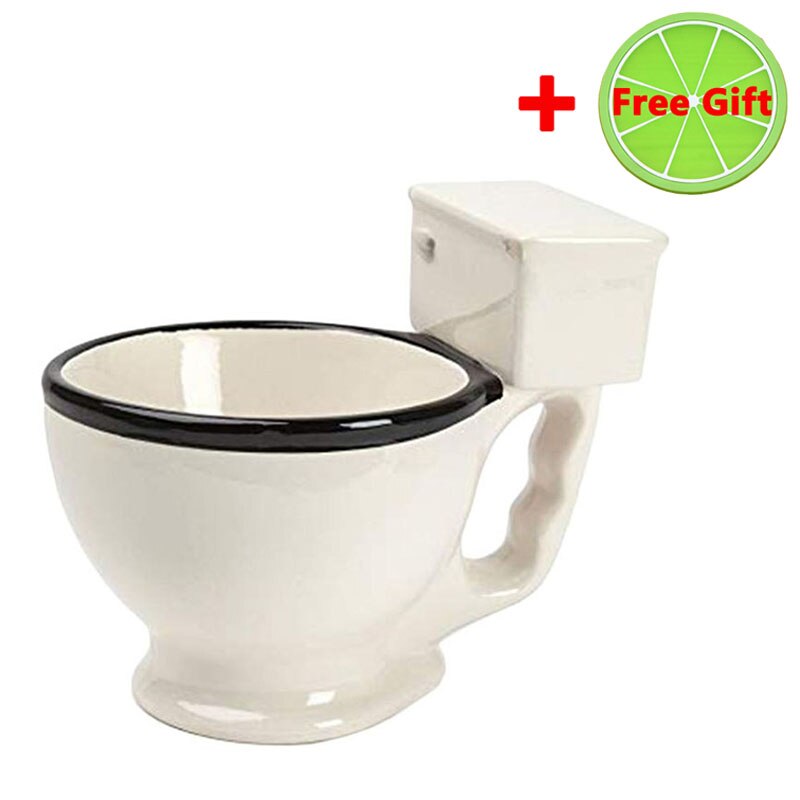 Novelty Toilet Ceramic Coffee Mug With Handle 300m... – Grandado