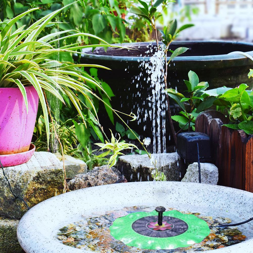 Solar Fontein Pomp Lotus-Vormige Waterdicht Zonnep... – Grandado