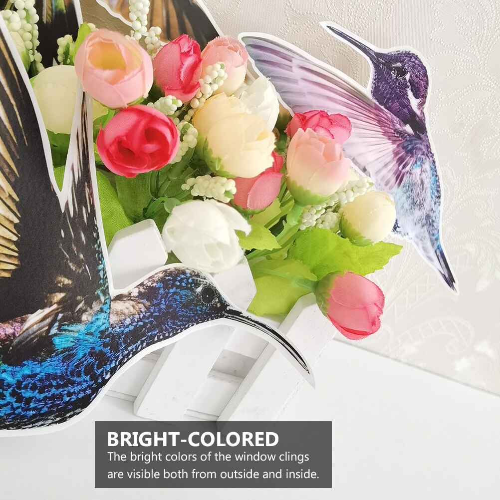 6 Pcs Adhesive Window Film Anti-Collision Window S... – Grandado