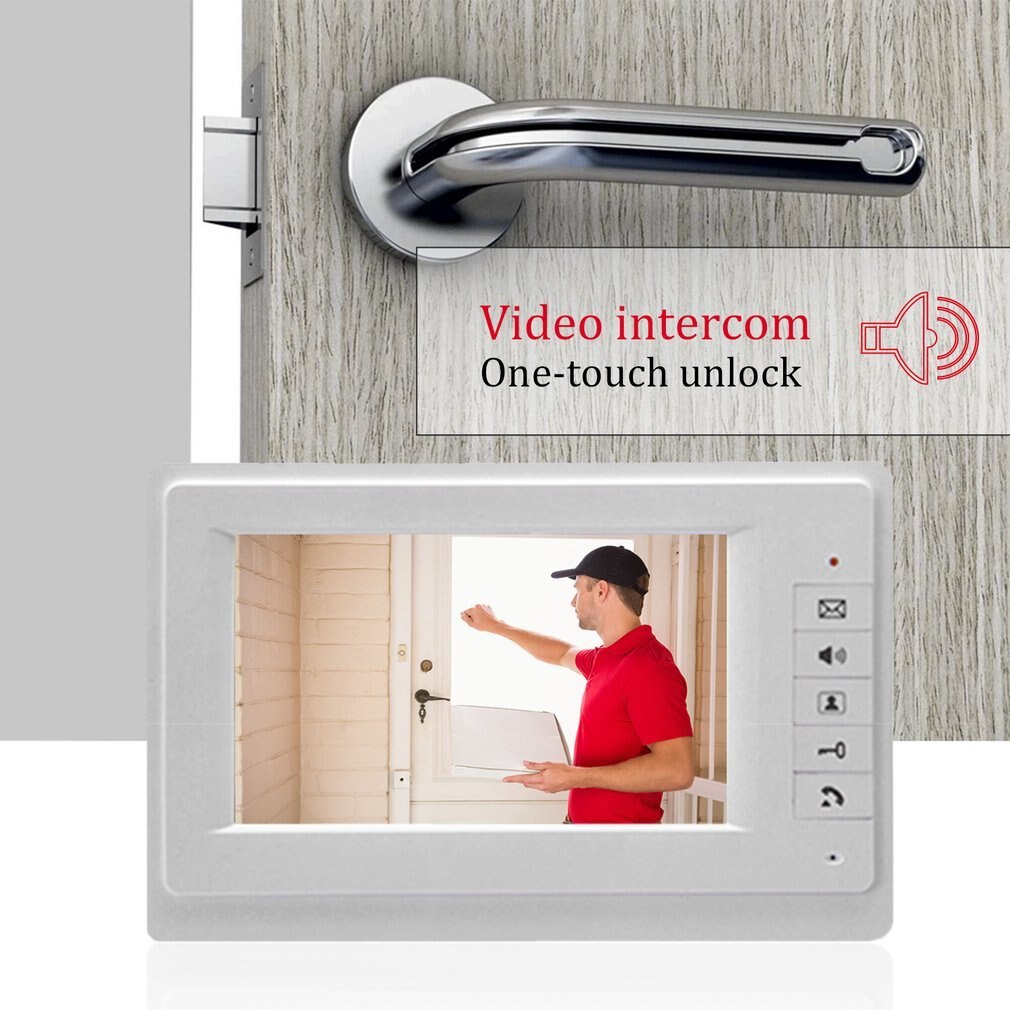 7 Inch HD Color Screen Wired Video Door Phone Syst... – Grandado