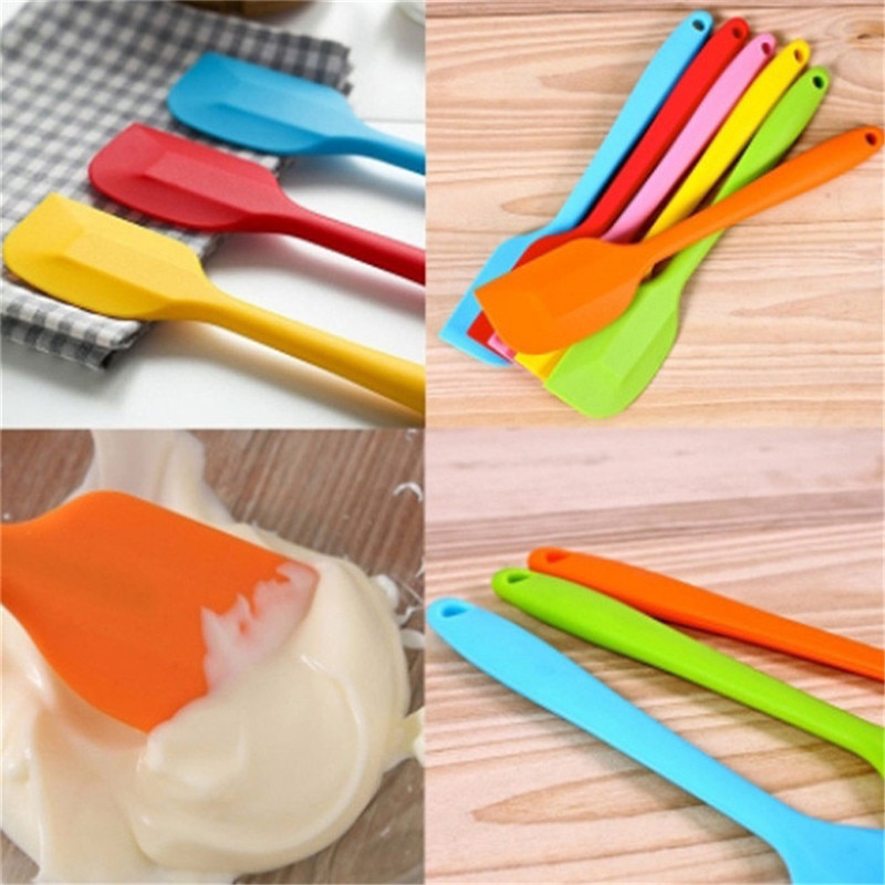 Heat Resistant Integrate Handle Silicone Spoon Sc... – Vicedeal