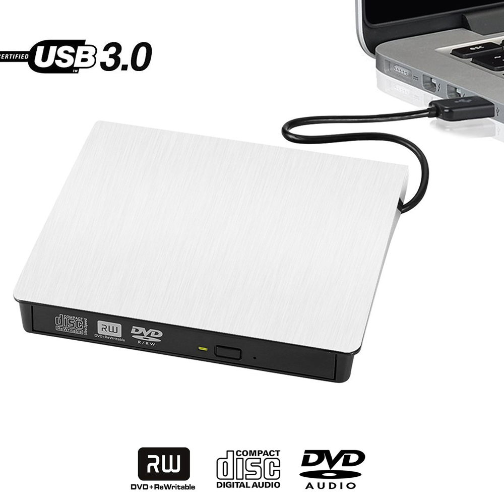 Ekstern usb 3.0 højhastigheds dl dvd rw-brænder cd... – Grandado