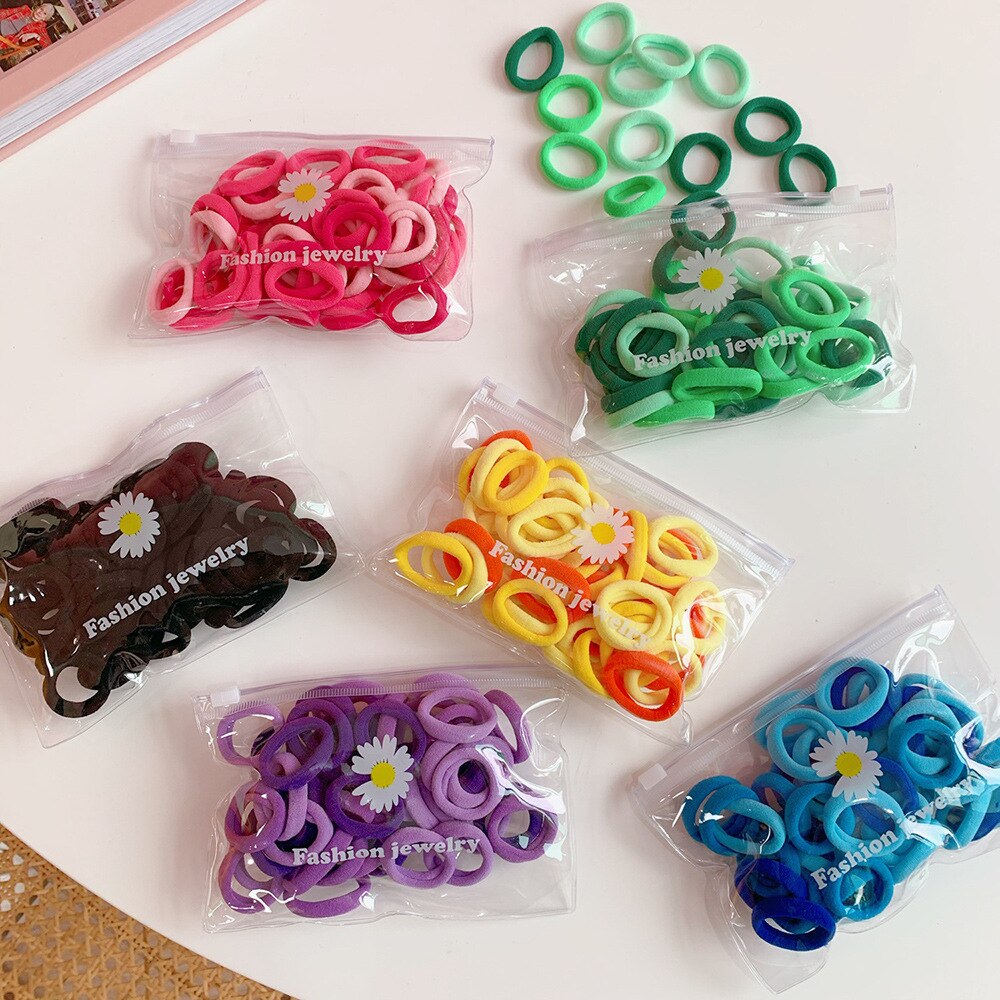 50Pcs Kleurrijke Nylon Rubber Touw Kleine Elastisc... – Vicedeal