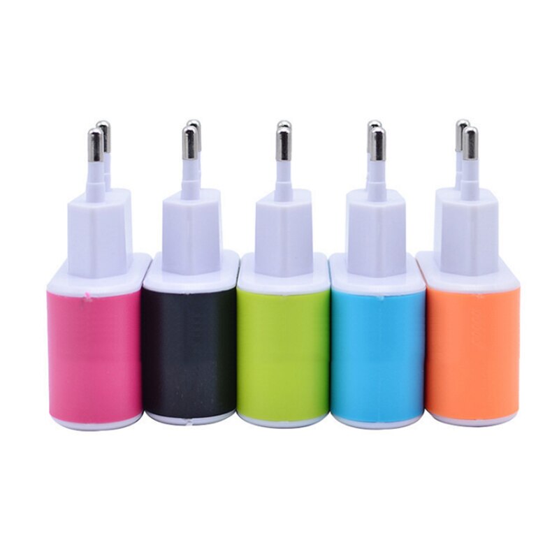 3 USB Ports EU Plug Charger Head Charging Adapter ... – Grandado