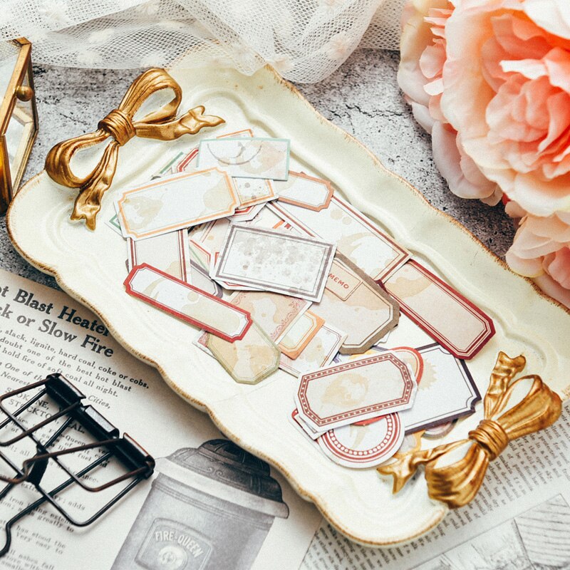 Vintage Frame Tag Label Collage Sticker Diy Scrapb... – Vicedeal