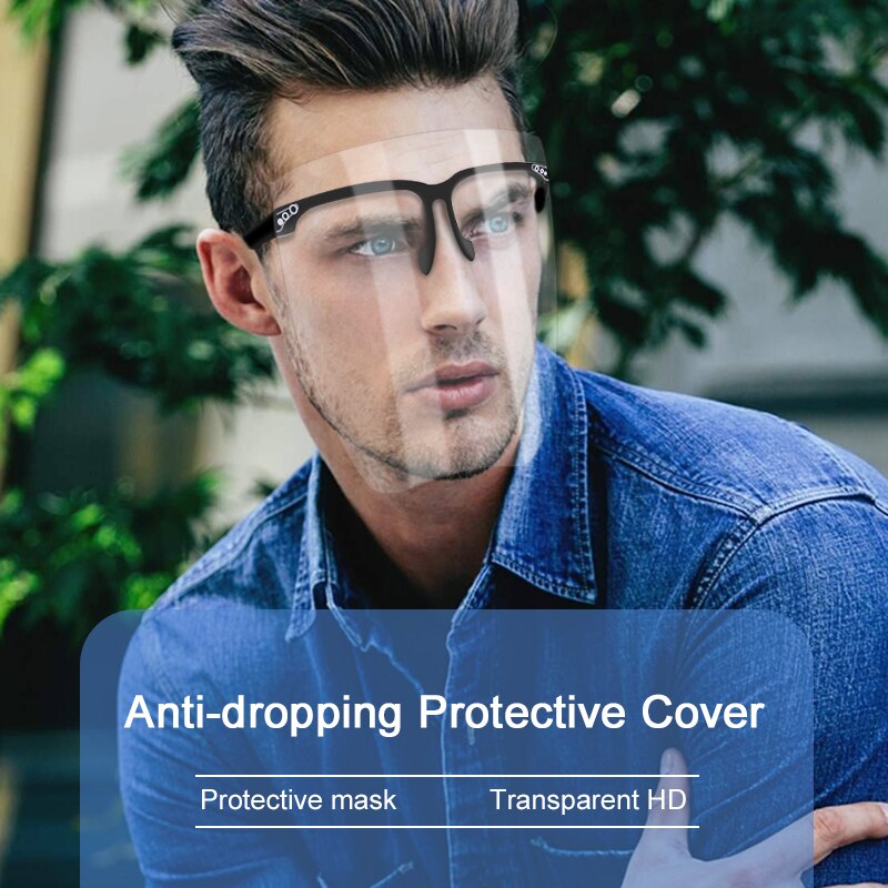 1Pcs Men's And Women's Glasses Anti-spray Mask Fac... – Grandado