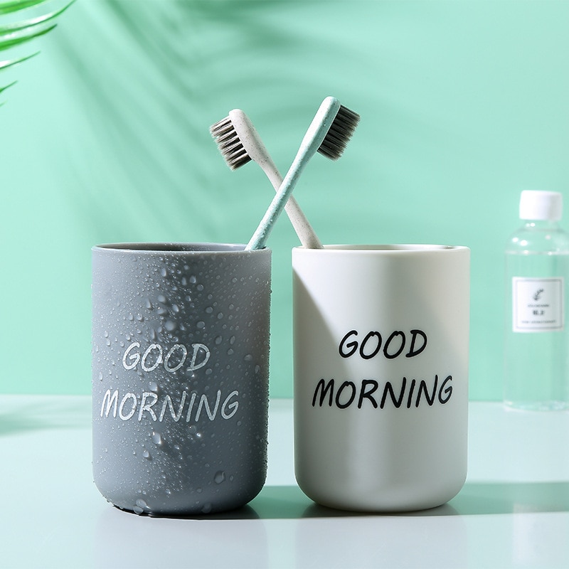 2 STUKS Plastic Badkamer Tandenborstel Beker Eenvo... – Grandado