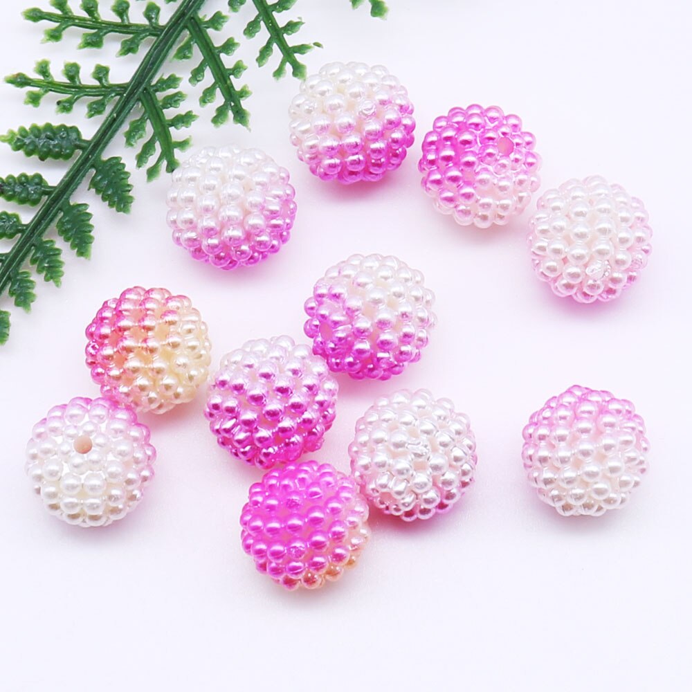 30pcs Kleur Kunstmatige Parel Dot Combinatie Strai... – Vicedeal