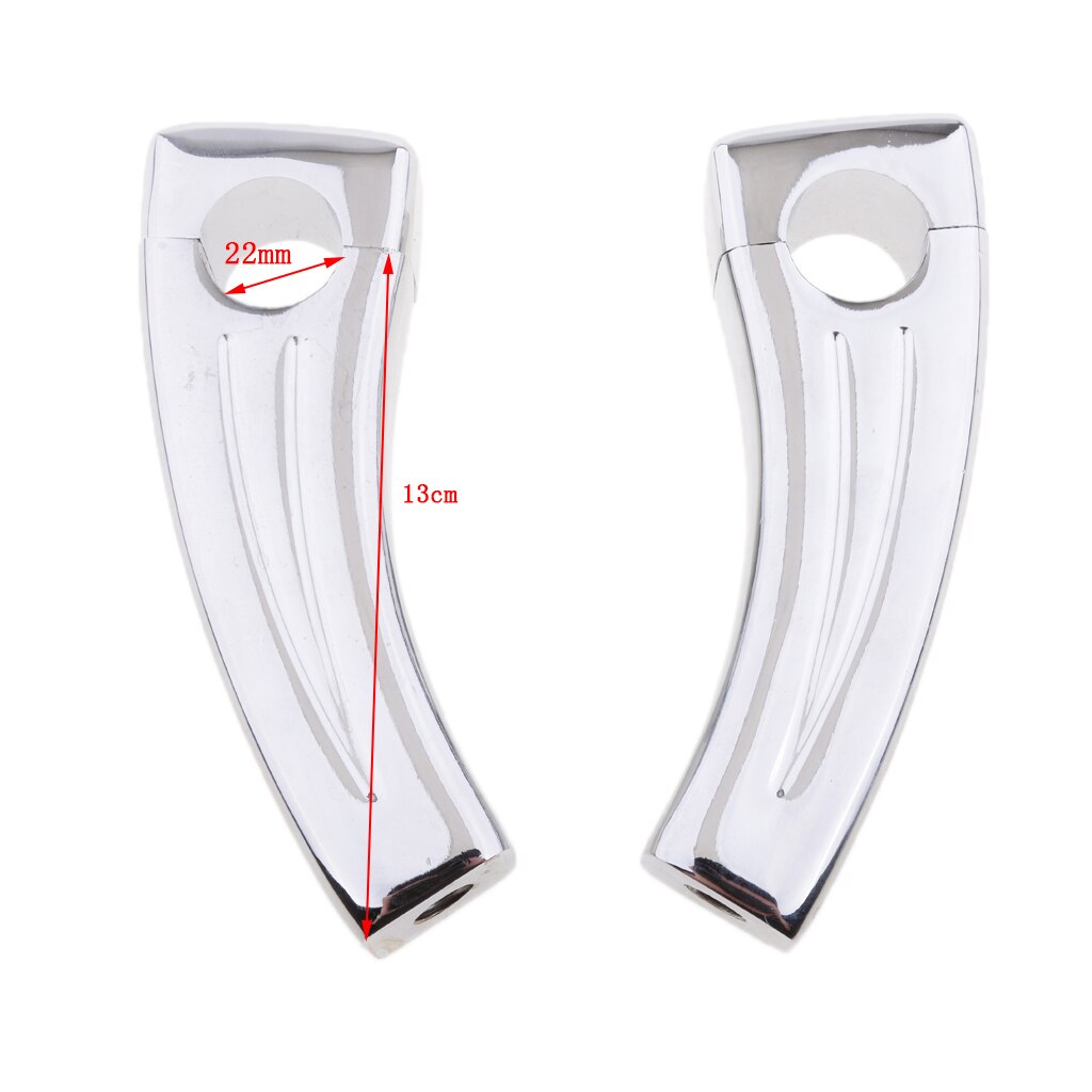 1 Paar 13 Cm Chrome Motorcycle Stuur Pull Back Ris... – Grandado