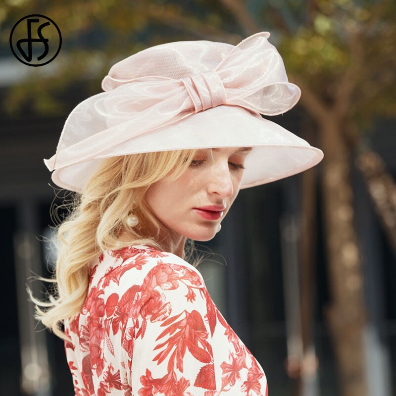 FS Sun Hat For Women Foldable Kentucky Derby Pink ... – Grandado