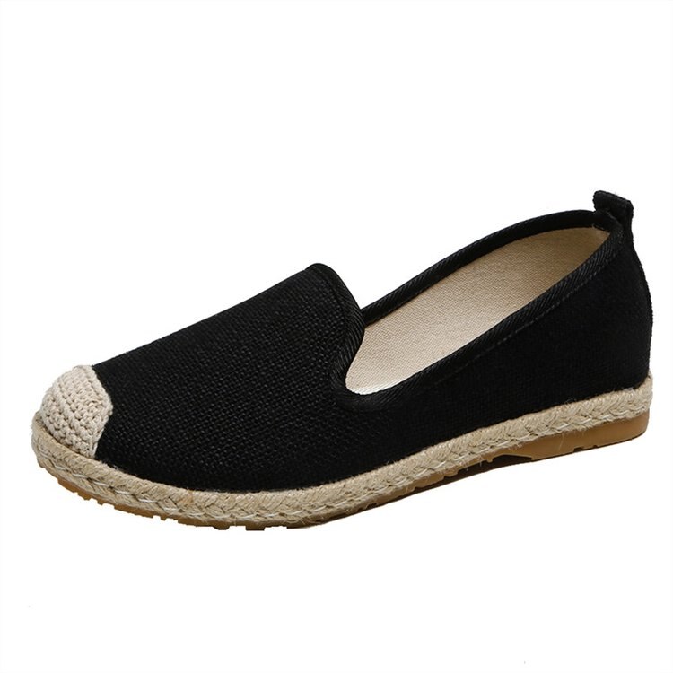 Spring Women Flat Loafers Platform Wedges Heel Rou... – Grandado