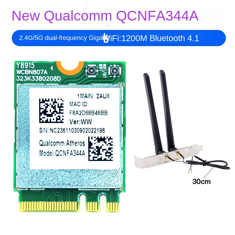 Qualcomm Atheros Draadloze Ac Wi-Fi Adapter Qcnfa3... – Vicedeal