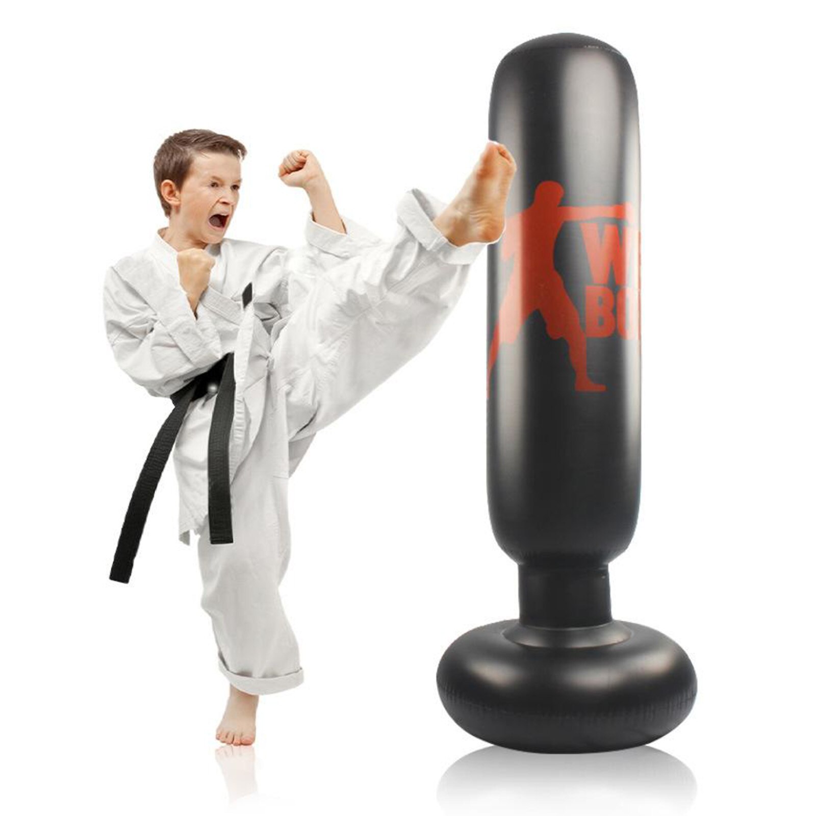 Adult Free Standing Boxing Punch Bag, Inflatable B... – Vicedeal
