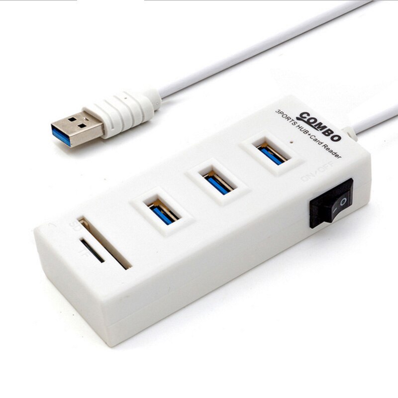Twobro Micro USB Hub 2.0 3 / 6 Ports Combo TF/SD C... – Grandado
